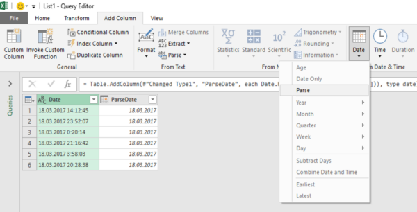Date modifications with Power Query – Trainings, consultancy, tutorials