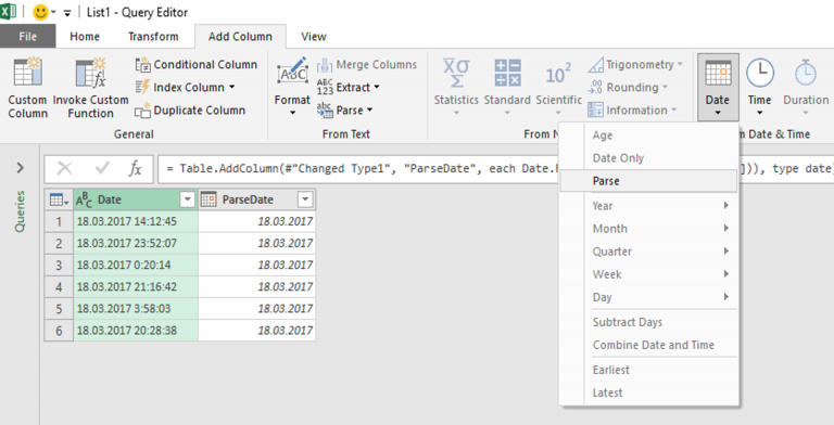 Date modifications with Power Query – Trainings, consultancy, tutorials