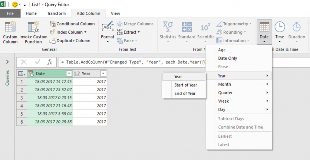 Date modifications with Power Query – Trainings, consultancy, tutorials