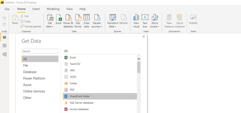 Connect Power Query to a whole SharePoint folder – Trainings ...