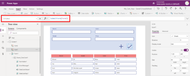 Power Apps – working form with basic buttons – Trainings, consultancy ...